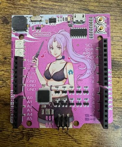 Tarjeta Rgbduino Rosa Compatible Arduino Uno R3 Mercadolibre