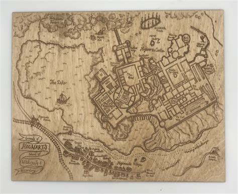 Hogwarts Map Large Breakpoint Laser Hogwarts Map Large Breakpoint Laser