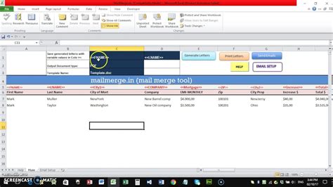Automation To Generate Letters From Excel Data Youtube