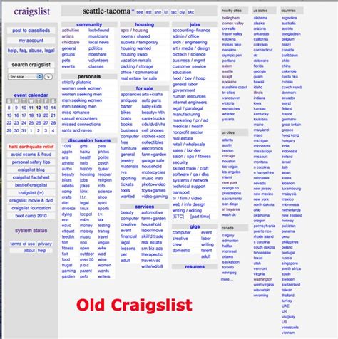 Craigslist Starts To Roll Out Gasp A Slightly New Design TechCrunch