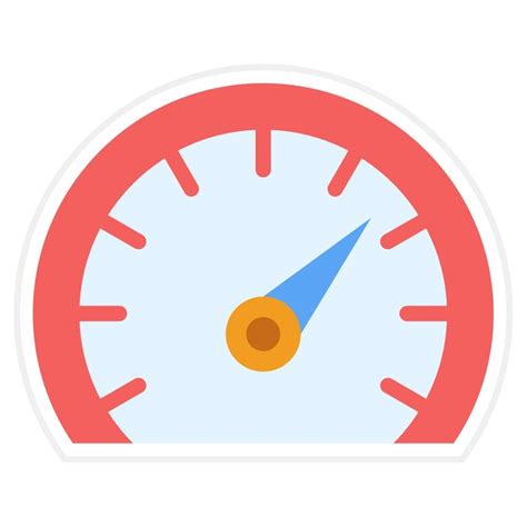 속도계 아이콘 프리미엄 벡터