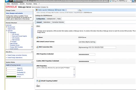 Jms Mdb Connection Configuration Weblogic Jndi Creation Support Center