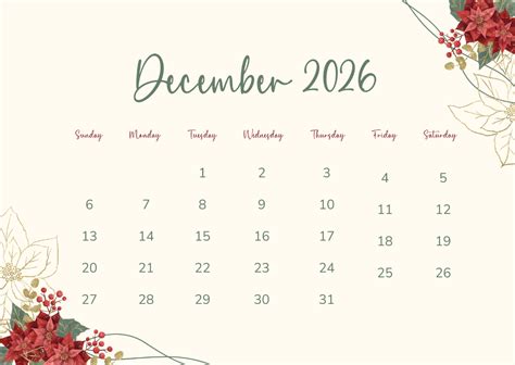 December 2026 Calendar Wallpapers Wallpaper Cave