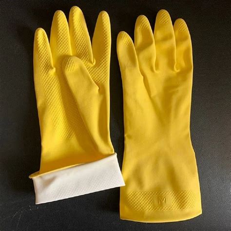 Surf Yellow Household Rubber Hand Gloves At ₹ 21 Pair In Rajkot Id