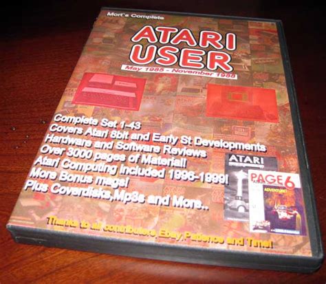 Atari User Magazine Scans Ever Completed Atari 8 Bit Computers