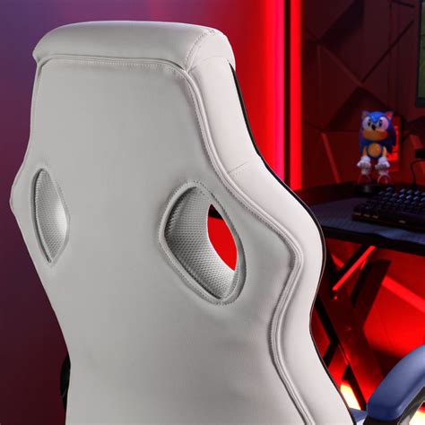 X Rocker Maverick Pc Office Gaming Chair White Blue