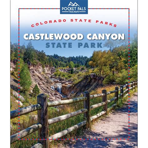 Castlewood Canyon State Park Map Colorado Pocket Pals Trail Maps