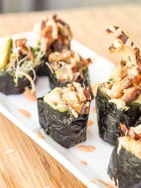 Soft Shell Crab Roll Recipe Gluten Free Dairy Free Low Carb