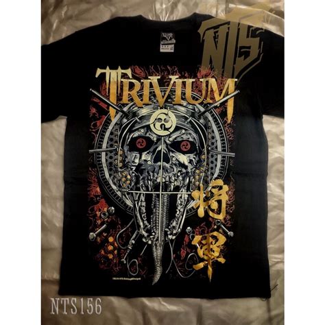 Nts 156 Trivium Rock เสื้อยืด เสื้อวง เสื้อดำ สกรีนลายอย่างดี ผ้าหนานุ่ม ไม่หดไม่ย้วย Nts T