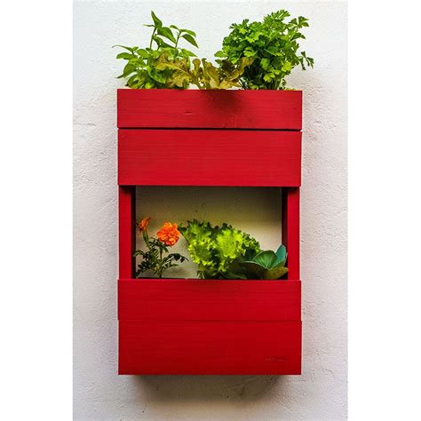 Planter Boxes Wall Planter Box Medium Red