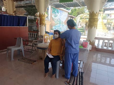 ဒဂုံမြို့နယ်တွင် အသက် ၁၈ နှစ်နှင့် အထက် ရပ်ကွက် ၃ ရပ်ကွက်နေပြည်သူများအား ကိုဗစ် ၁၉ ရောဂါ ကာကွယ