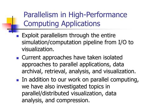 PPT Parallelism In High Performance Computing Applications PowerPoint