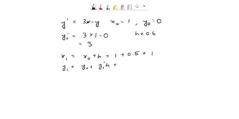 SOLVED Use Euler S Method With A Step Size Of 0 5 To Compute The Approximate Y Values Y1 Y2