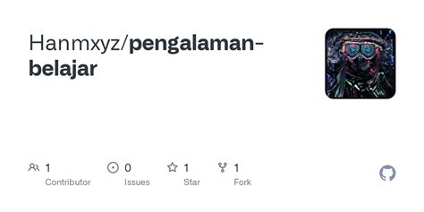 GitHub Hanmxyz Pengalaman Belajar