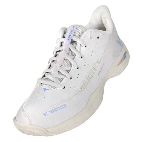 Victor A600f At Pearly White Ladies Badminton Shoe Badminton Click