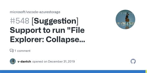 [suggestion] support to run file explorer collapse folders in explorer by command · issue