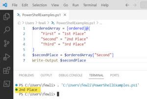 Powershell Ordered Arrays With Examples