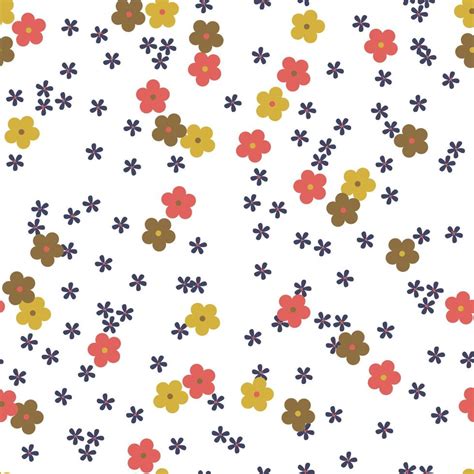 Floral Seamless Vector Illustration Pattern Background 9649351 Vector