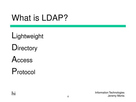 ppt ldap powerpoint presentation free download id 4705537