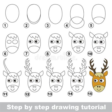 How To Draw A Deer Step By Step Easy
