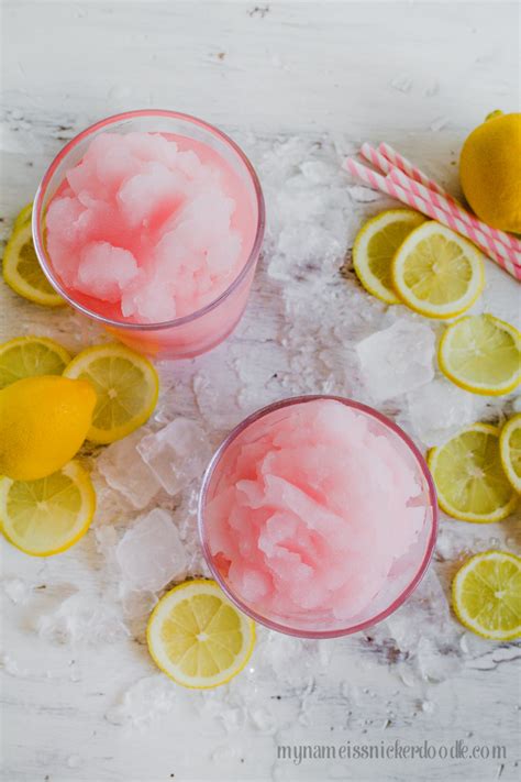 How To Make Pink Lemonade Slush Recipe