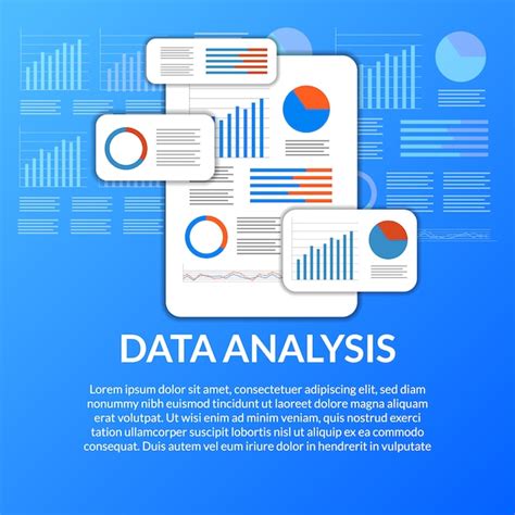 Premium Vector Mobile App Data Analysis From Chart Graph Statistic For Business Finance Report