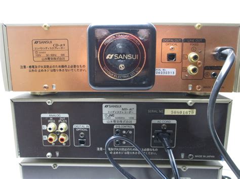 Yahoo オークション Sansui サンスイ A α9 T α7 Cd α9 Md α7 S α9