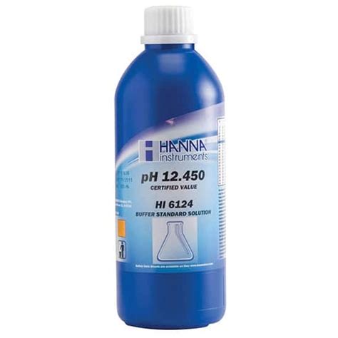 Hi6124 Ph Standard Buffer Solution มีค่า Ph 12450 ±0002ph