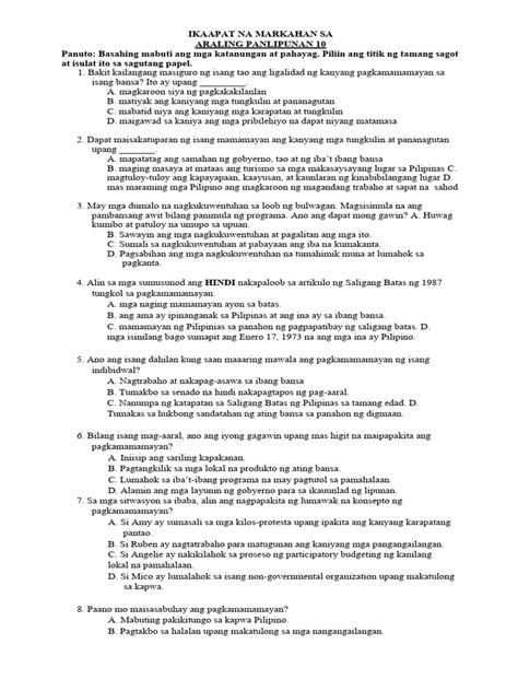 Ap 10 Q4 Assessment Pdf