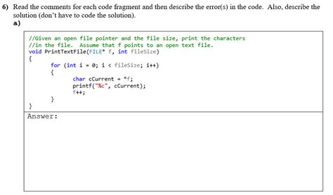Solved C Programming In C Language Only Error And