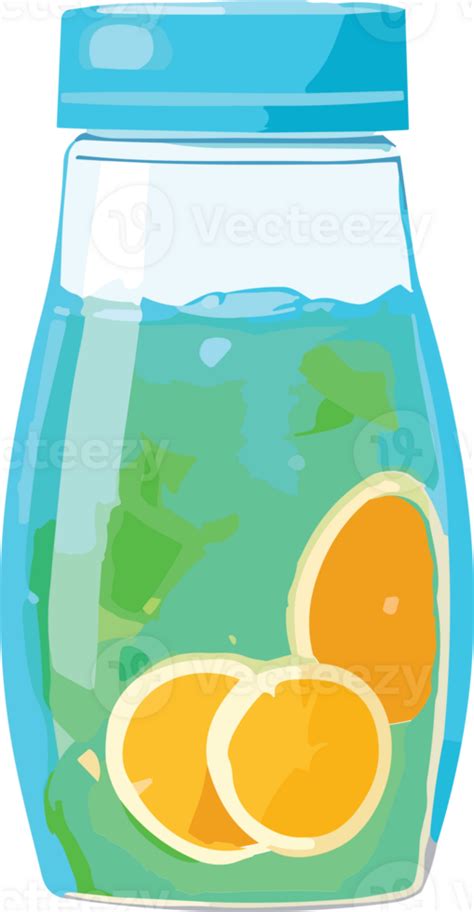 Glass Fruit Soda Water Drink Ai Generative 30211669 Png