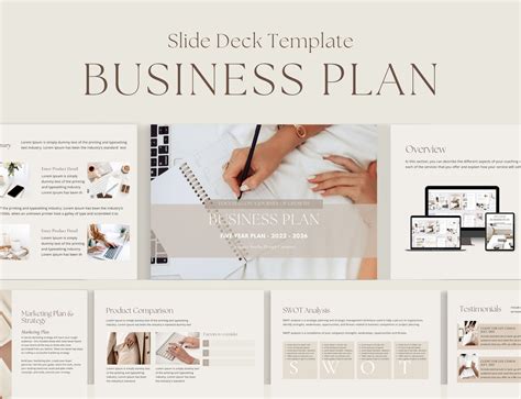 Business Plan Presentation Slide Deck Small Business Owners And