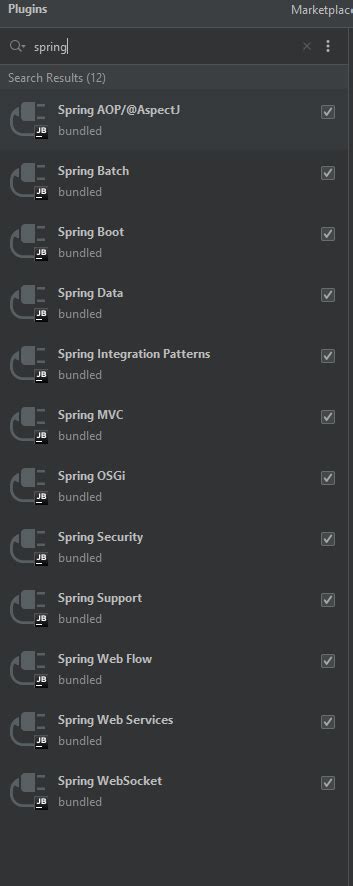 Java Adding Spring Framework Support In Intellij No Such Option