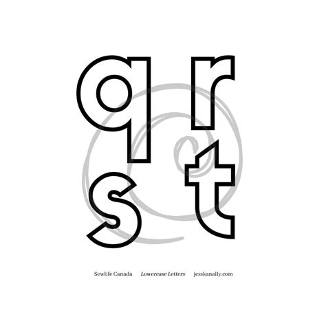 Uppercase Lowercase Letter Pattern With Numbers For Sewing Crafting Paining PDF PNG