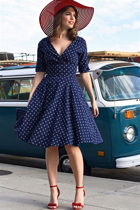 1940s 1950s Pinup Dresses For Sale
