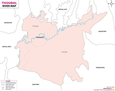 Thoubal River Map