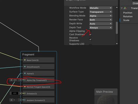 Fade Effect Alpha Using Shader Graph Unity Engine Unity Discussions
