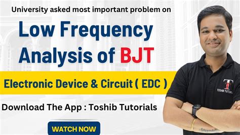 University Problem On Low Frequency Analysis Of Bjt Edc Mumbai University Toshib Tutorials
