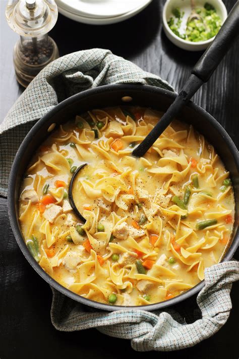Homemade Thick Chicken Noodle Soup