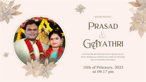 Prasad Weds Gayathri Youtube