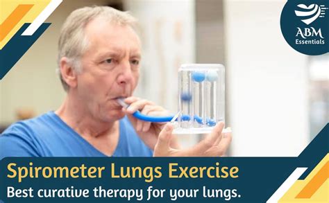 Abm Essentials Respirometer 3 Ball Lung Exerciser Respiratory Exerciser