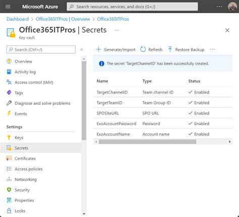 Azure Key Vault Keys Vs Secrets