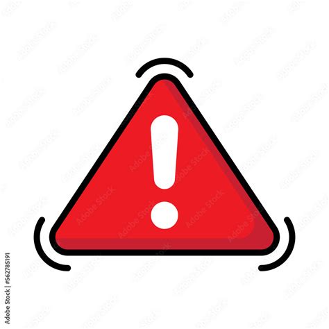 Warning Icon Attention Symbol Exclamation Mark On Triangle Sign For