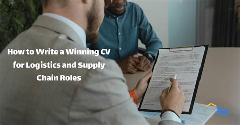 How To Write A Winning Cv For Logistics And Supply Chain Roles Bayt