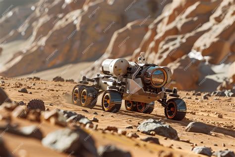 Premium Photo Detail The Autonomous Martian Exploration Vehicles Generative Ai