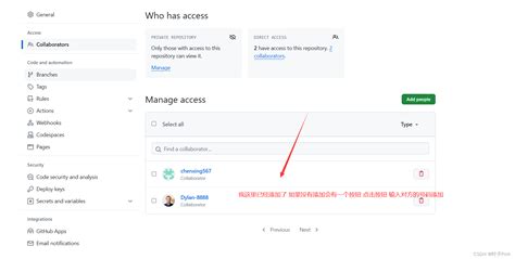 Github 如何添加权限github设置项目访问权限 Csdn博客