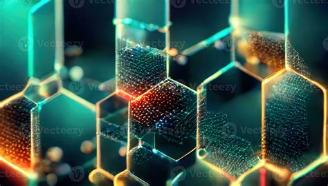 3d Abstract Tech Background Floating Numbers Hud Background Matrix