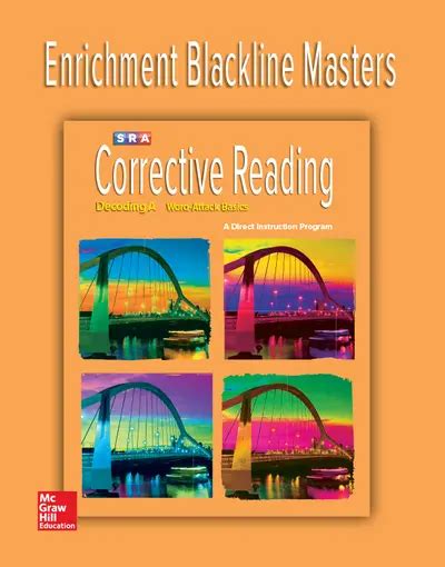 Corrective Reading Decoding Level A Enrichment Blackline Master