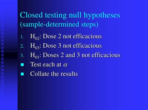 ppt closed testing and the partitioning principle powerpoint