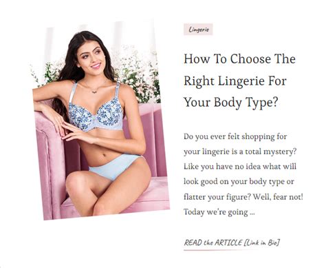 How To Choose The Right Lingerie For Your Body Type